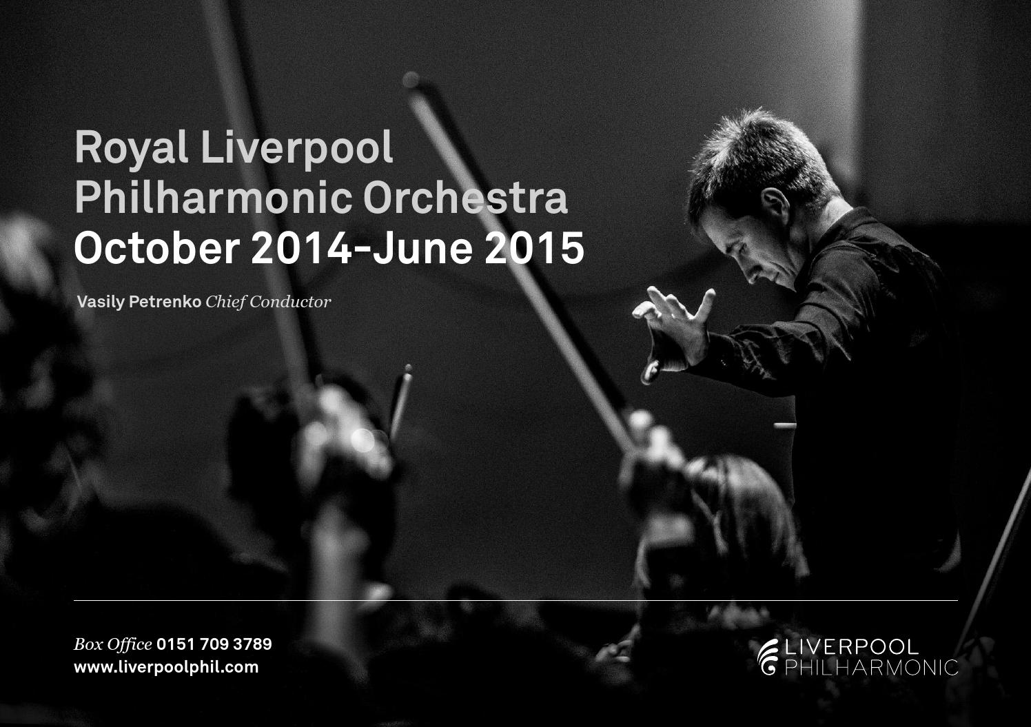 Royal Liverpool Philharmonic Orchestra October 2014 - June 2015 by ...