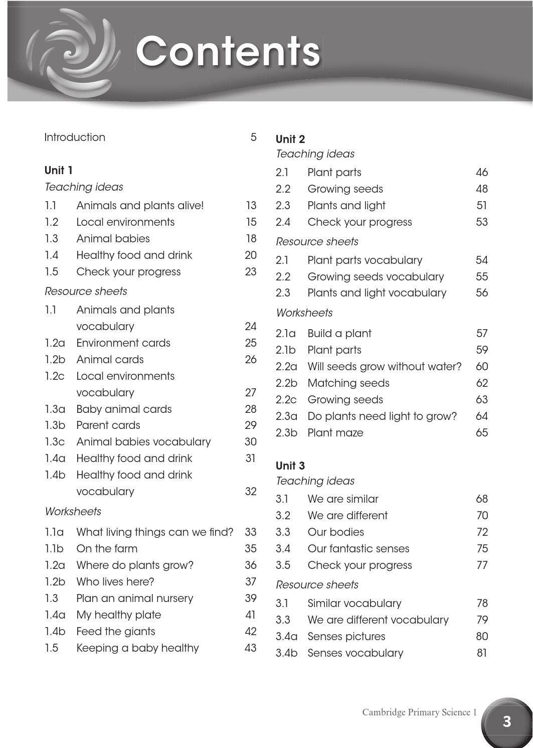 Cambridge Primary Science Teacher's Resource 1 by Cambridge ...