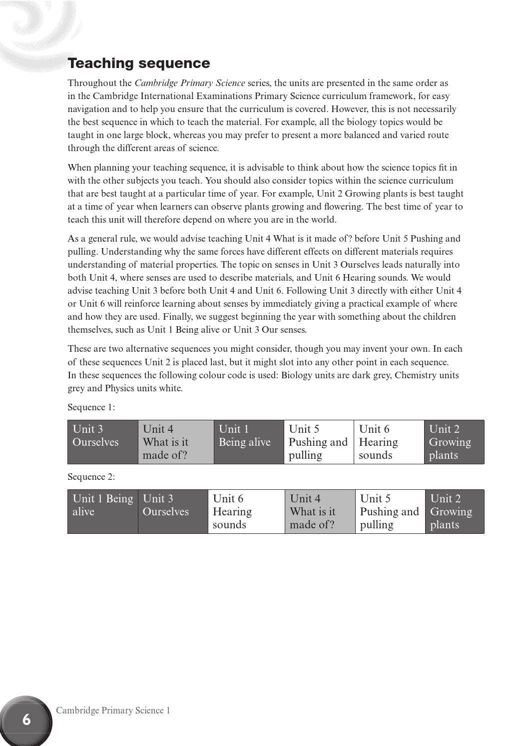 Cambridge Primary Science Teacher's Resource 1 by Cambridge ...