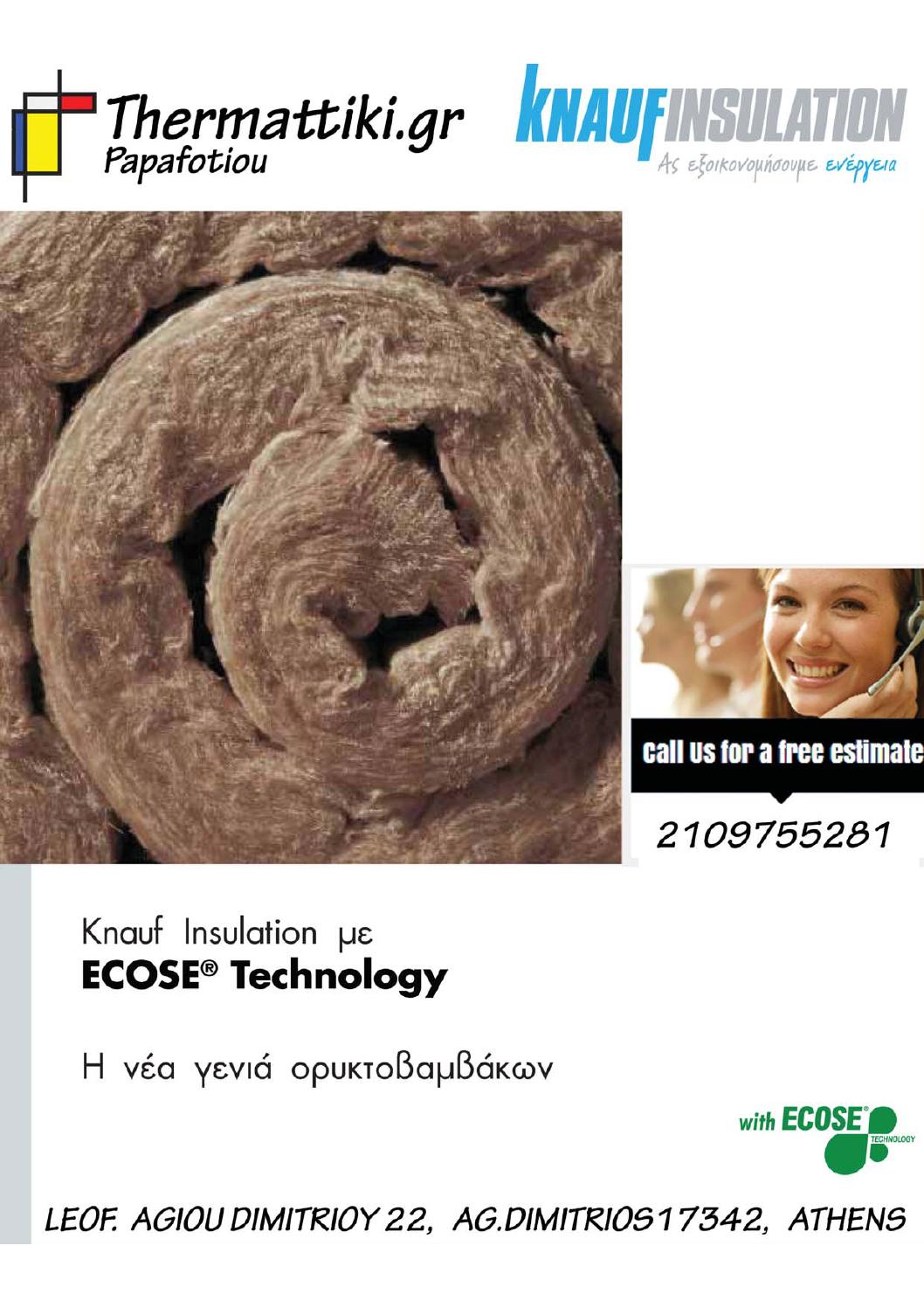 Knauf Insulation With Ecose Technology Logos Download