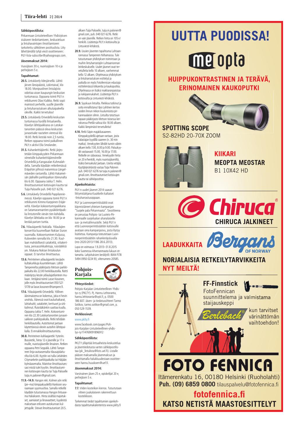 Tiira 2/2014 by BirdLife Suomi - Issuu