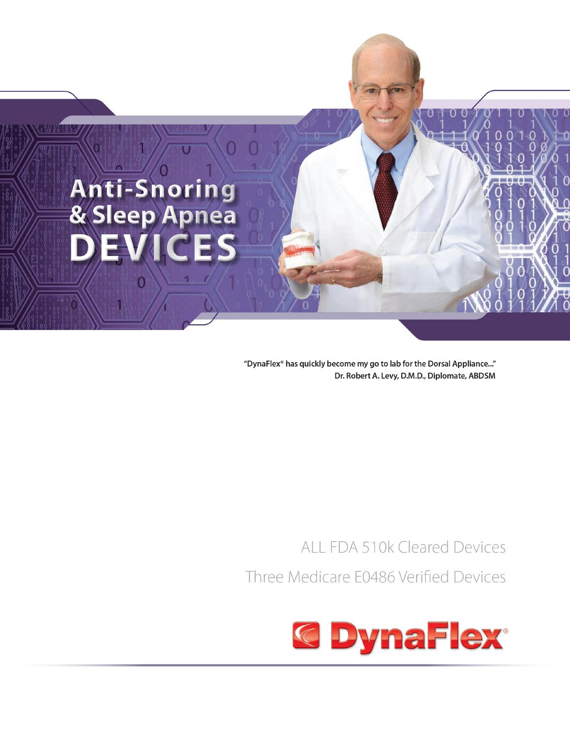 Anti-Snoring & Sleep Apnea Devices by DynaFlex - Issuu