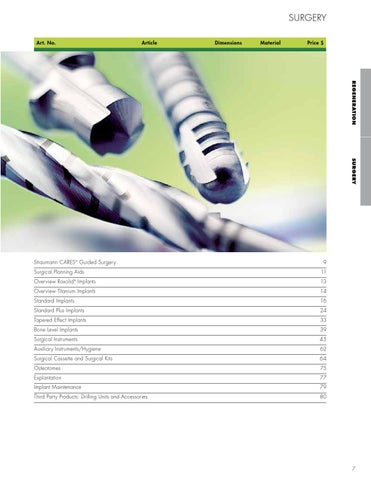Straumann USA Product Catalog 2014 by Institut Straumann AG - Issuu