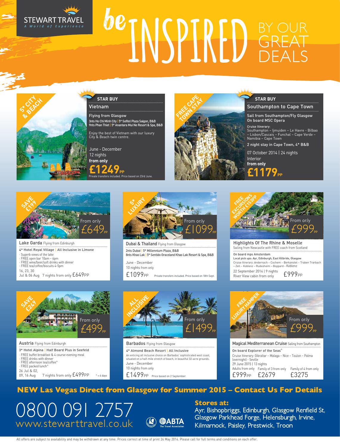 Stewart Travel Daily Mail Full Page 24th May 2014 by Stewart Travel ...