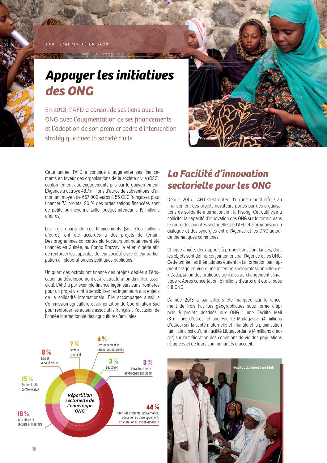 Le rapport annuel de l'AFD 2013 by Agence Française de Développement ...