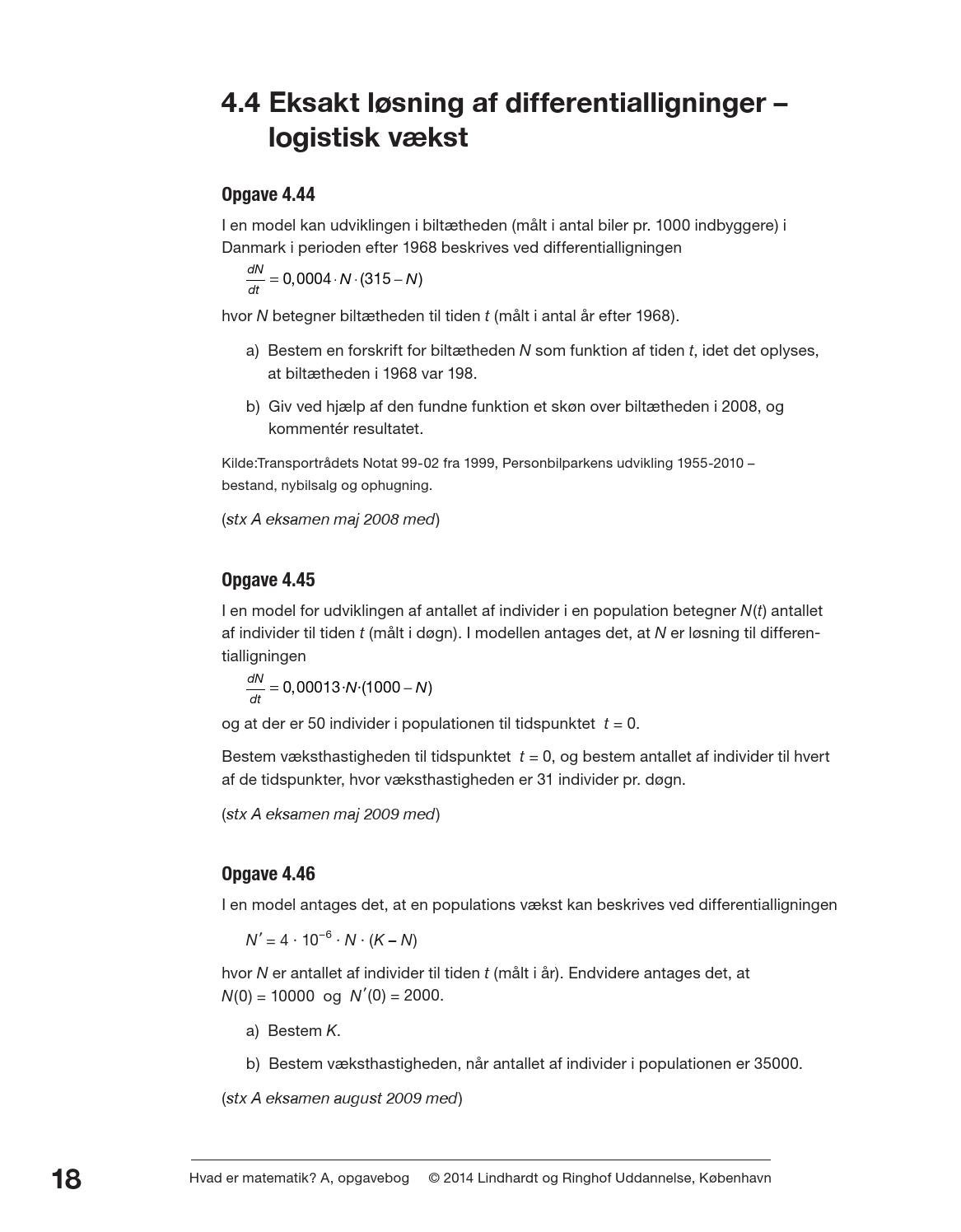 Hvad er matematik? A, Opgavebog by Alinea - Issuu