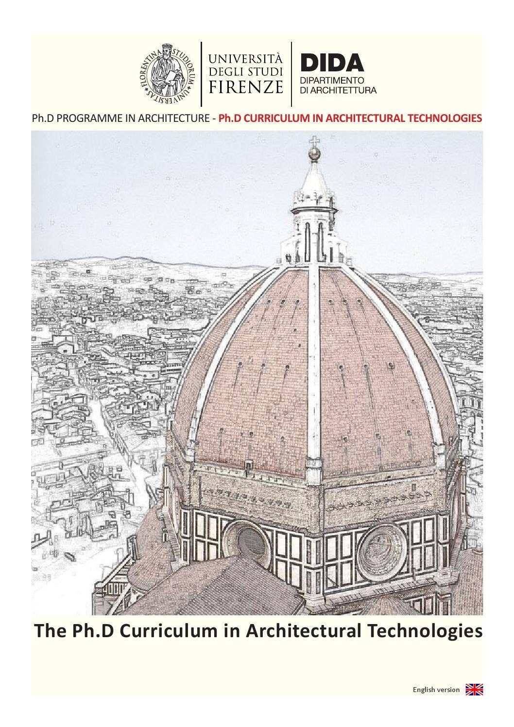 Ph.D. Curriculum in Architectural Technologies by DIDA - Issuu