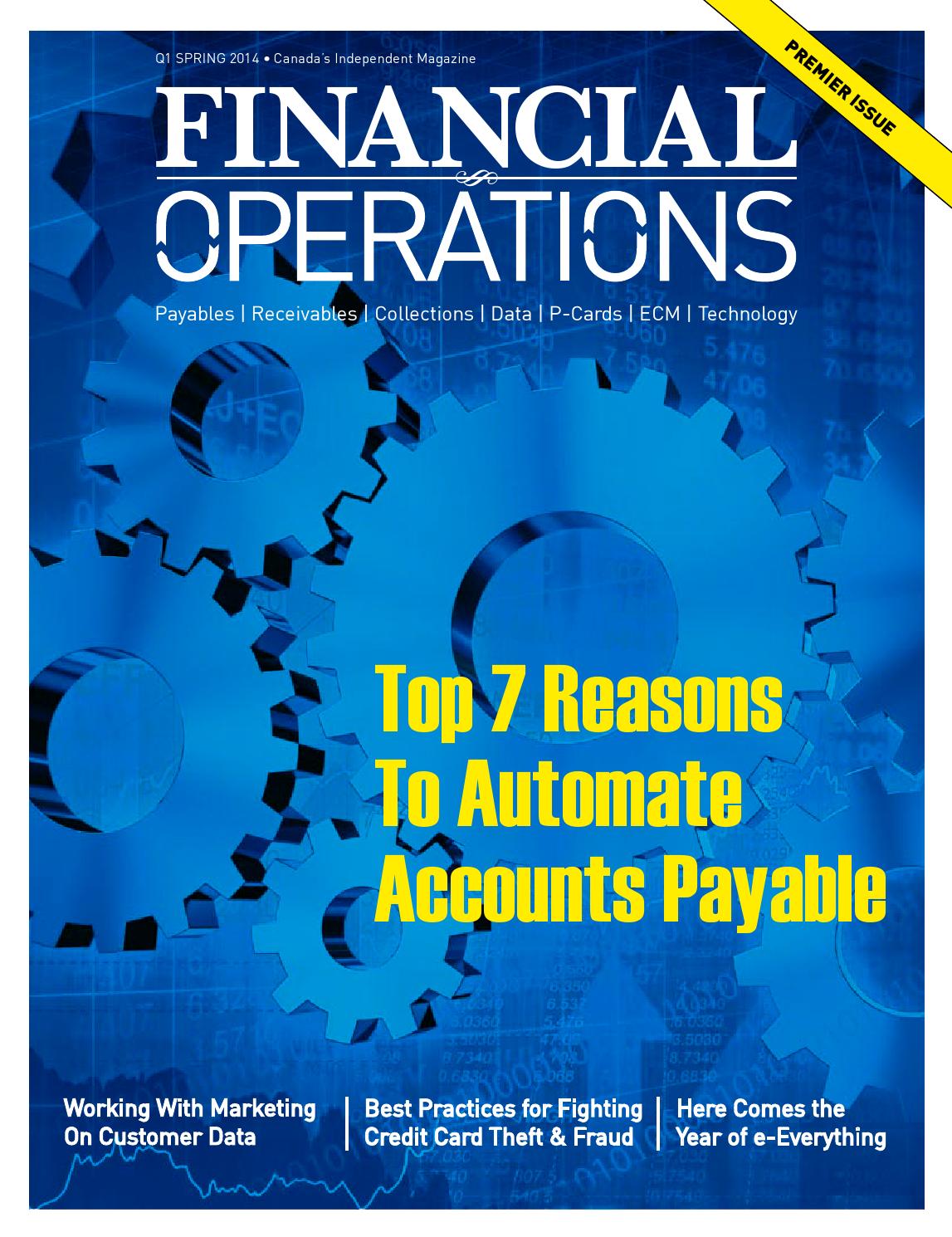 Financial Operations Magazine Spring 2014 by Lloydmedia Inc - Issuu
