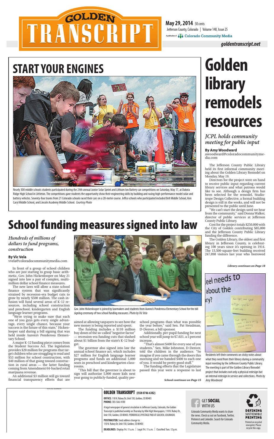 Golden Transcript 0529 by Colorado Community Media - Issuu