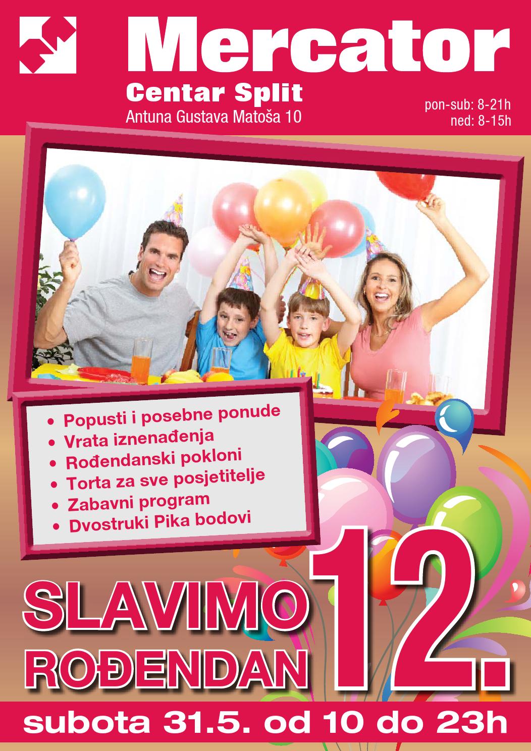 Mercator Letak rođendan Split by katalozi.net - Issuu