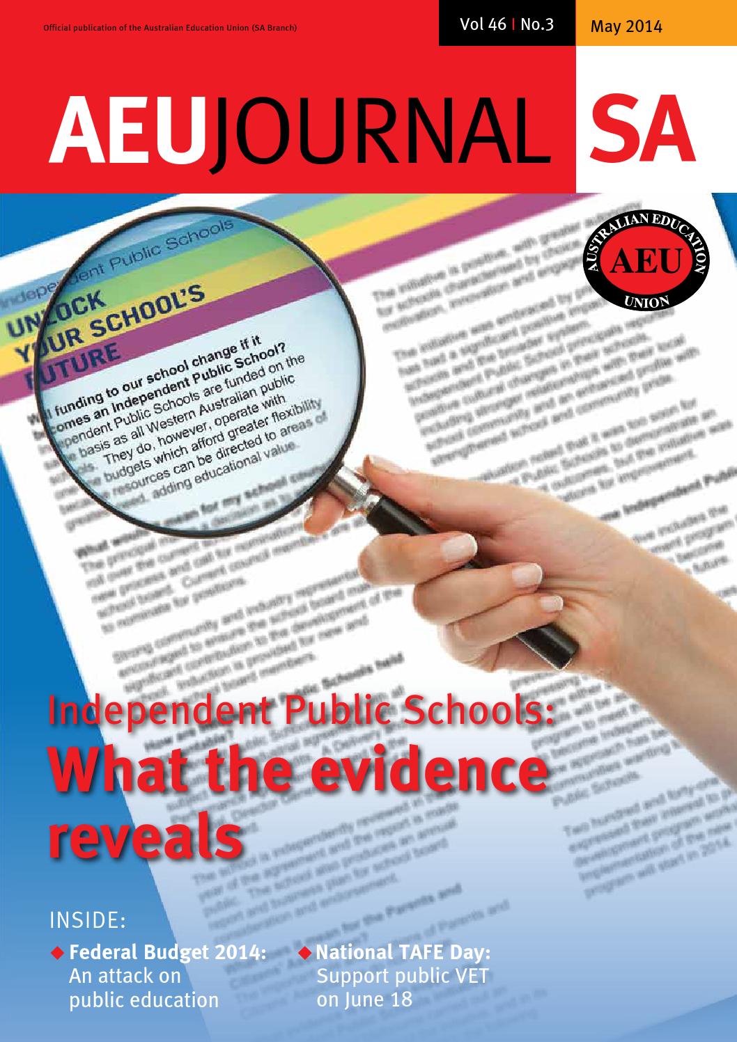 AEU Journal Volume 46 - No. 3 | May 2014 by Australian Education Union ...