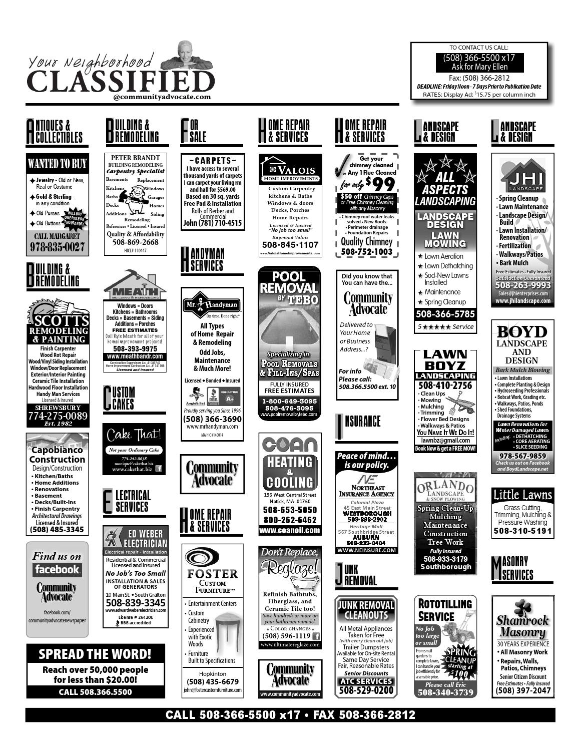 Classified ads 052314 by Newsroom - Issuu