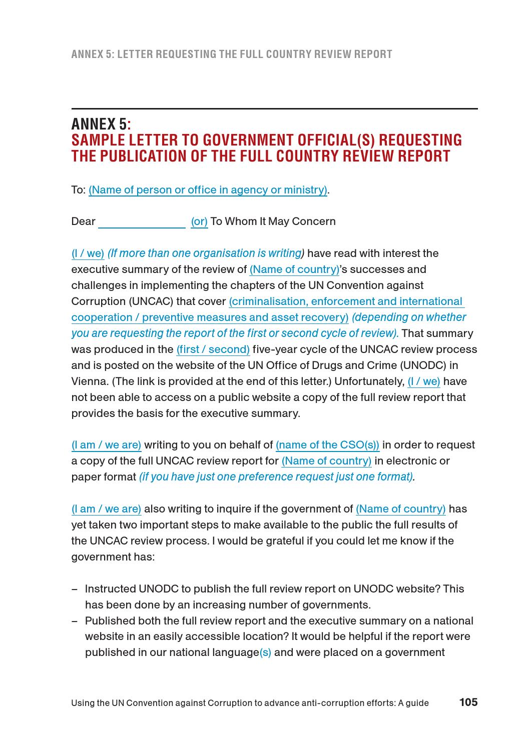 Guide: Using UNCAC to advance anti-corruption efforts by Transparency ...