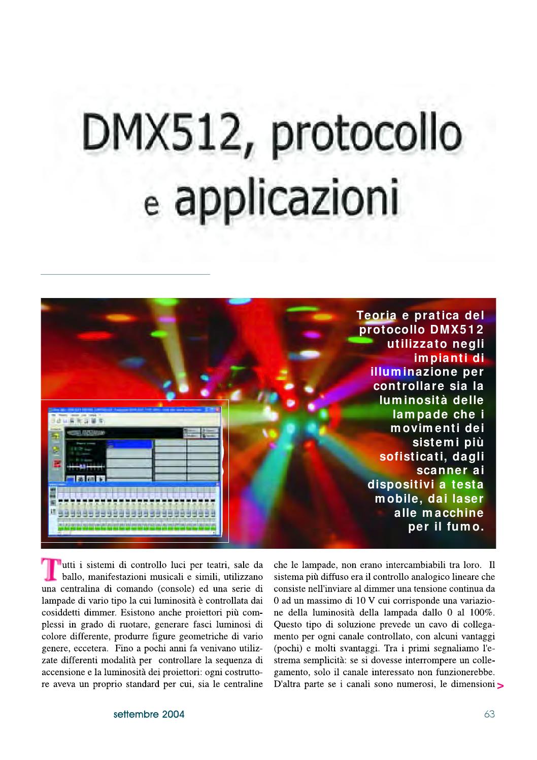 Cosa è il protocollo dmx by Il Microfono audio-luci-store - Issuu