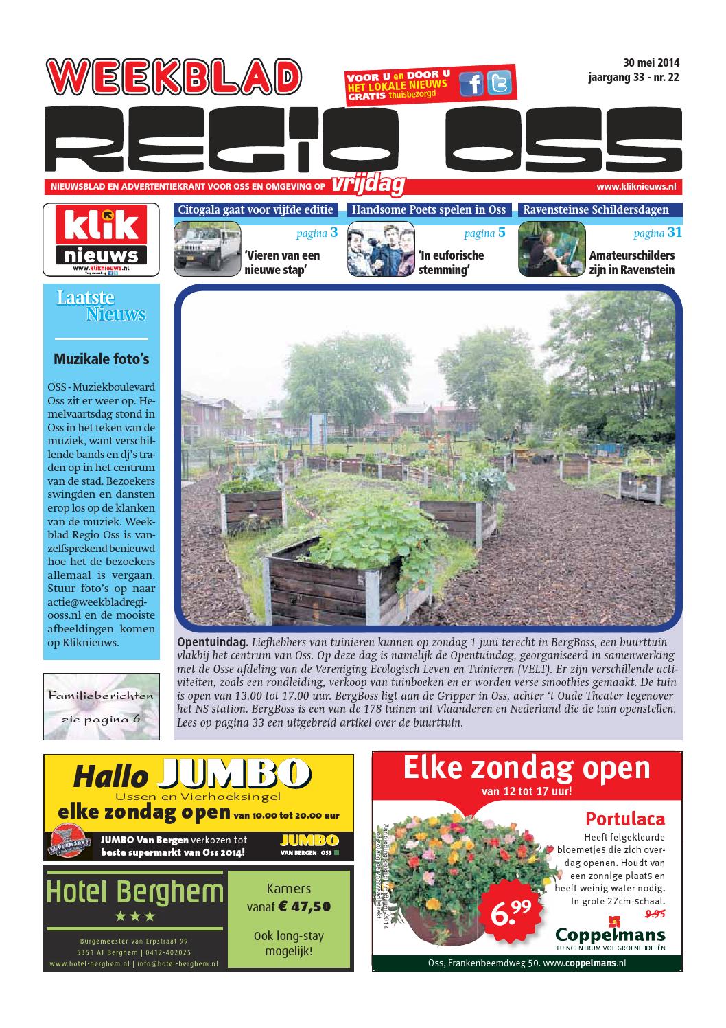 Weekblad Regio Oss vrijdagedtie week 22 2014 by Uitgeverij Talvi - Issuu
