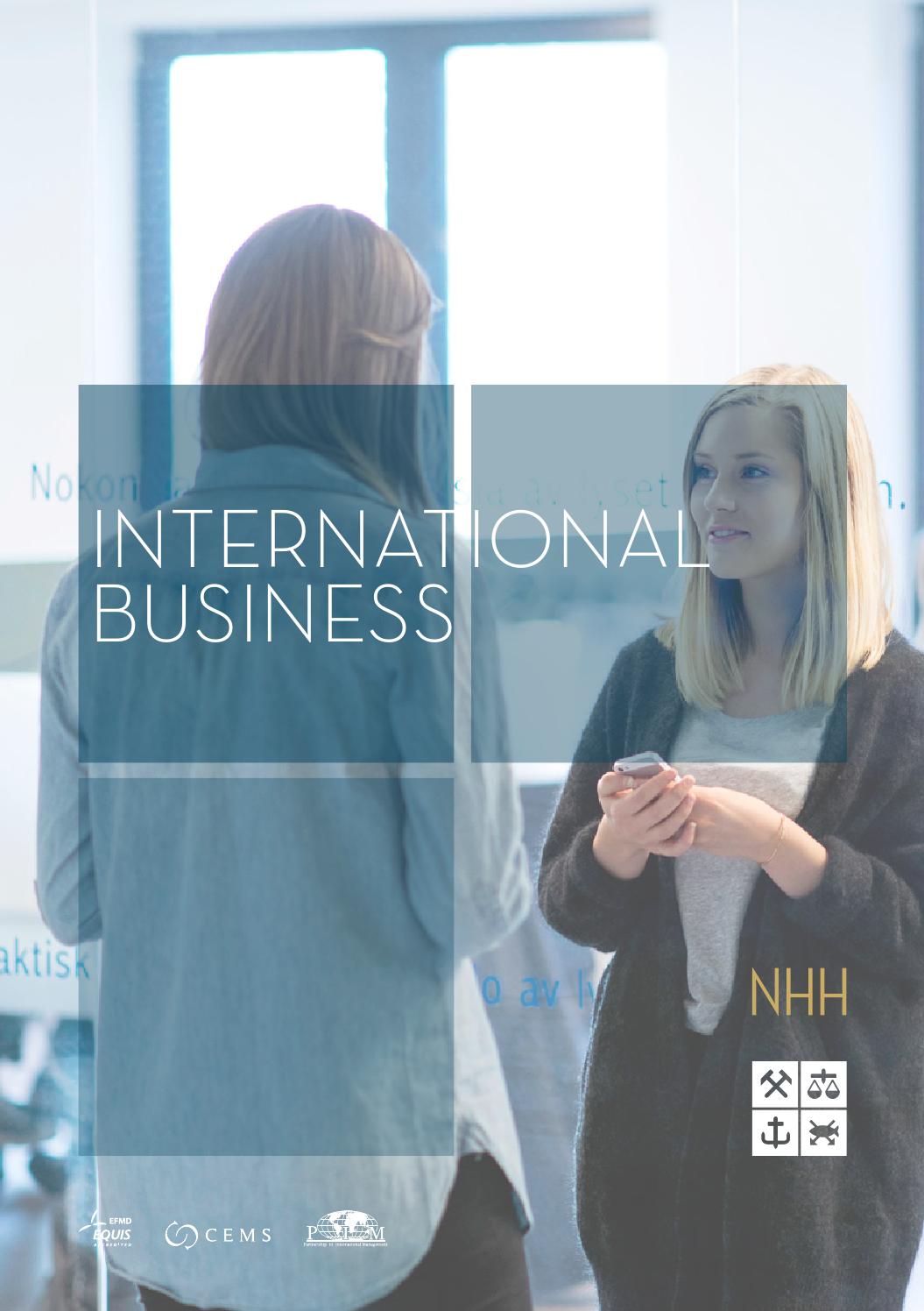 NHH - International Business by NHH Alumni - Issuu