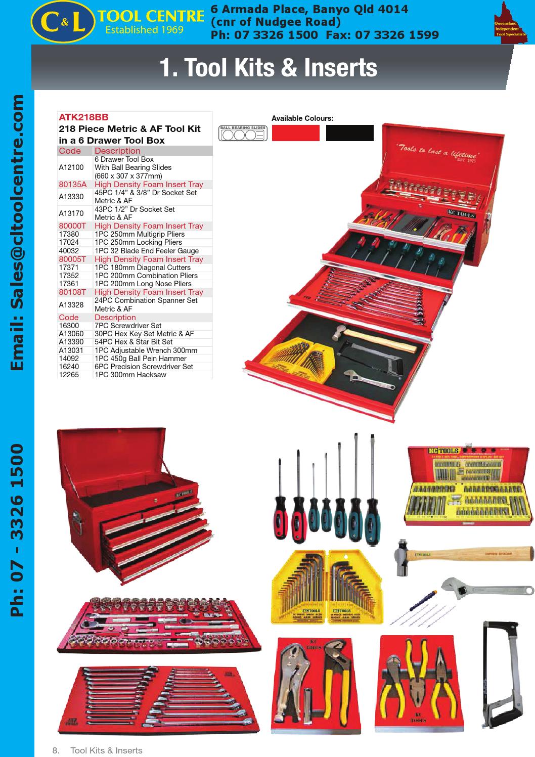 KC Tools Catalogue c&l by C&L Tool Centre Pty Ltd - Issuu