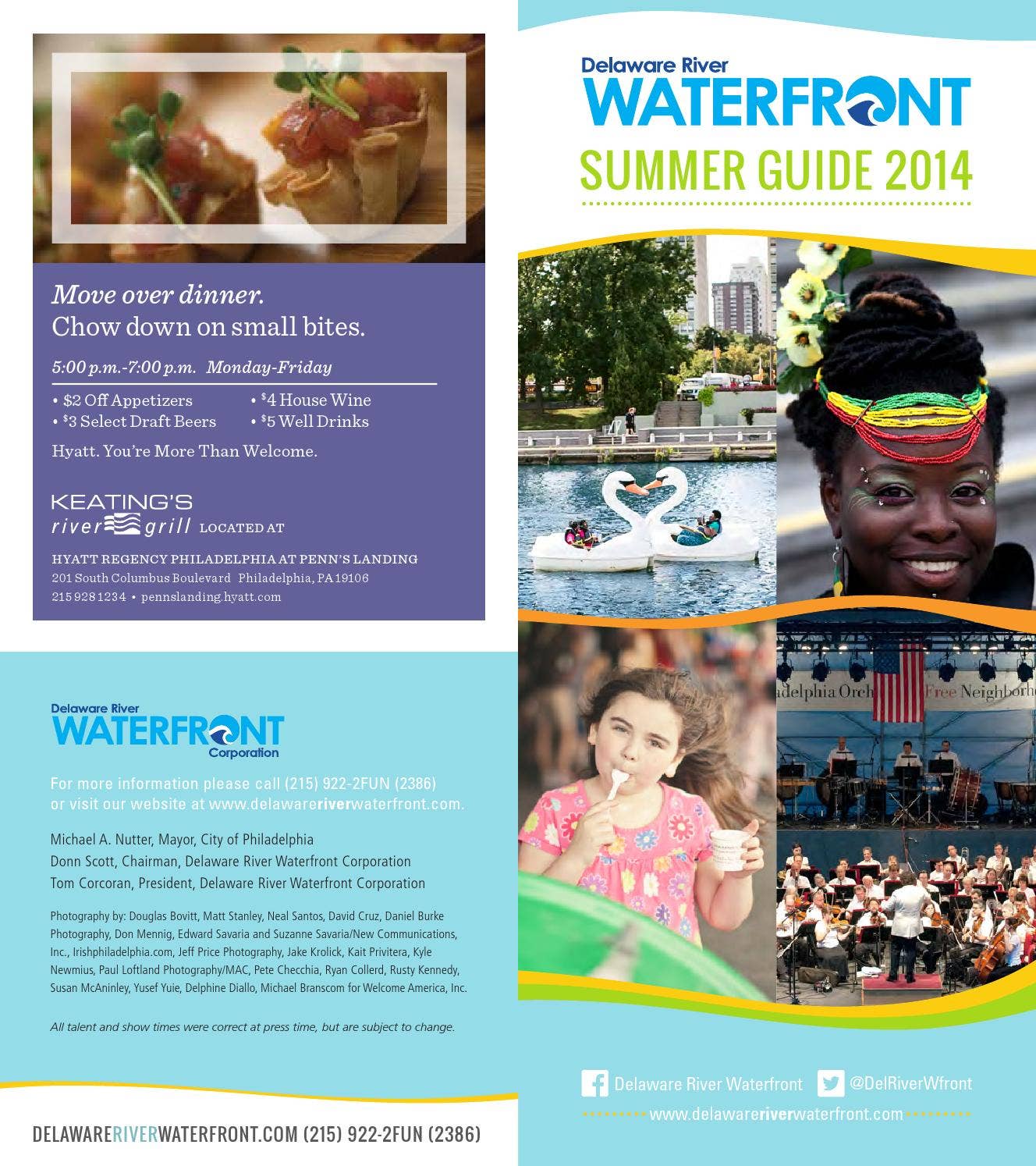 Summer 2014 Brochure by Delaware River Waterfront Corporation - Issuu