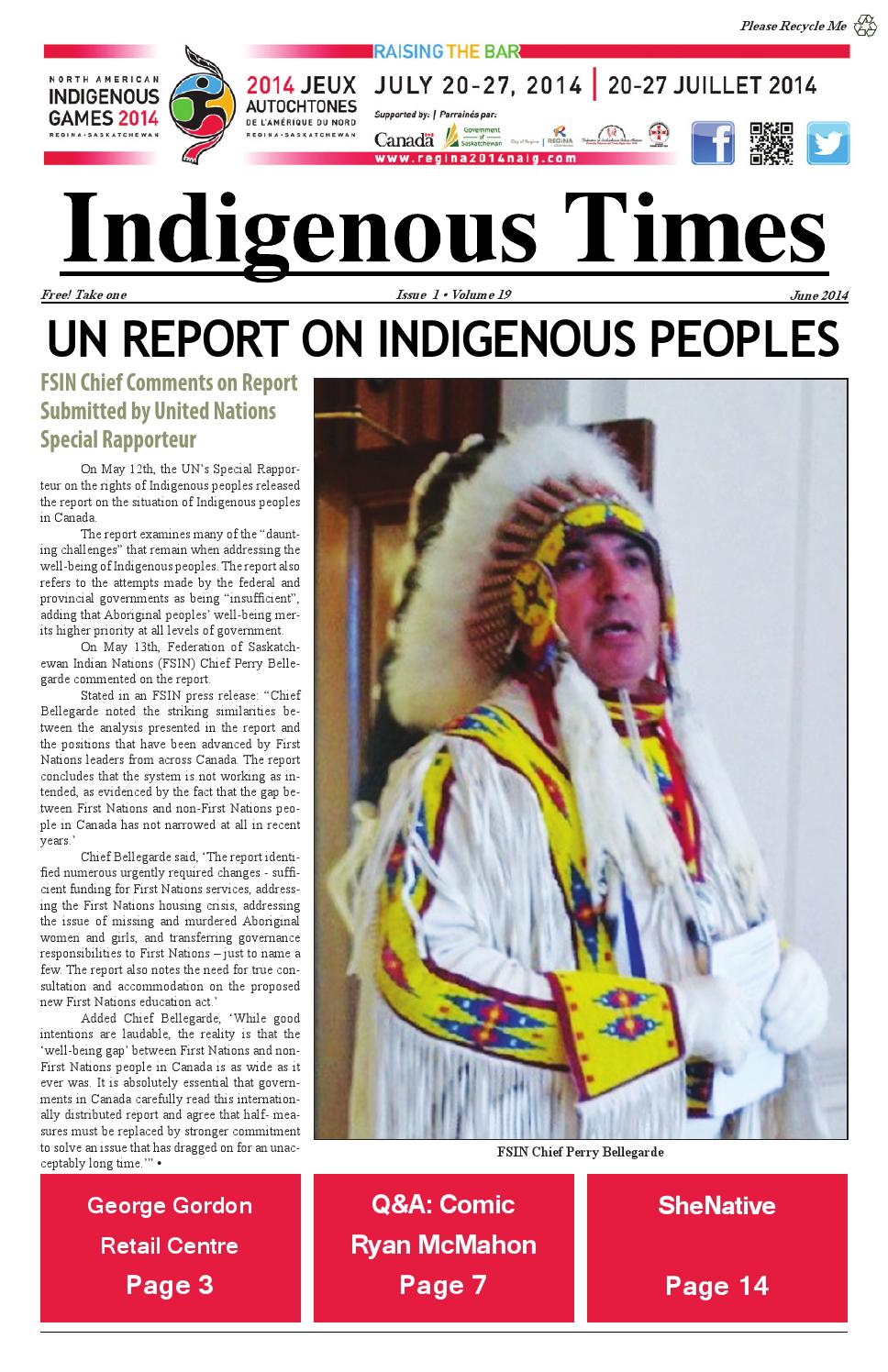 June 2014 Edition Indigenous Times by Indigenous Times - Issuu