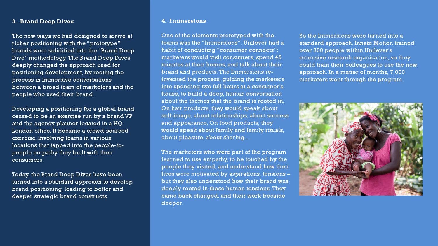 Case study Unilever: Crafting Brands for Life by innate motion - Issuu