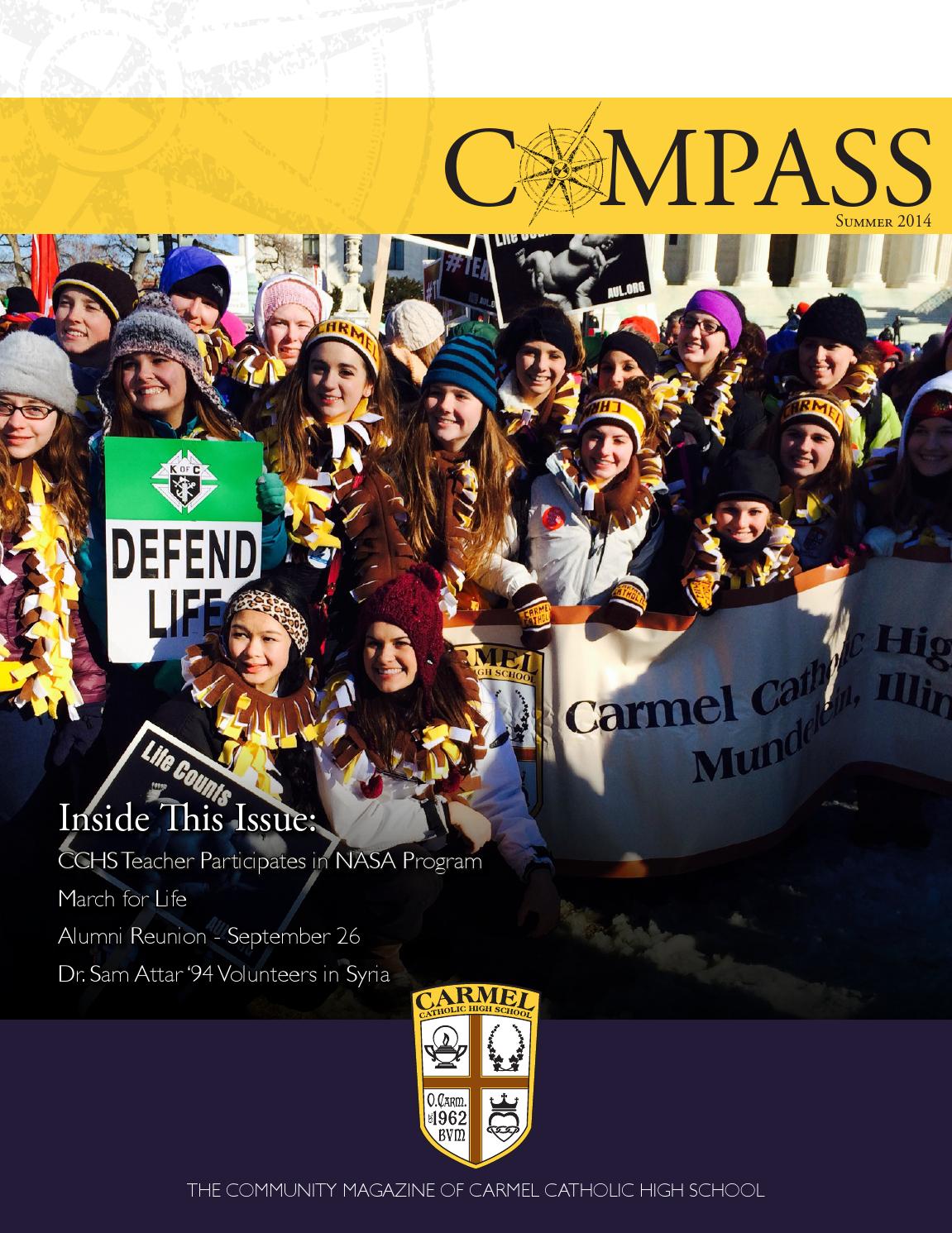 Summer 2014 COMPASS by Carmel Catholic High School - Issuu