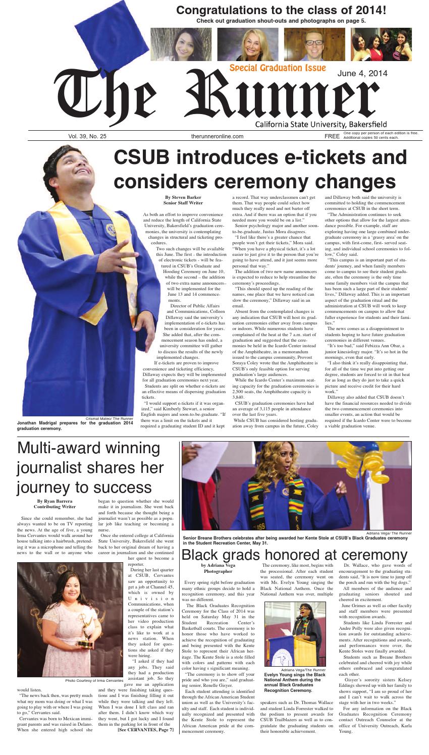 Graduation Issue by CSUB Runner - Issuu