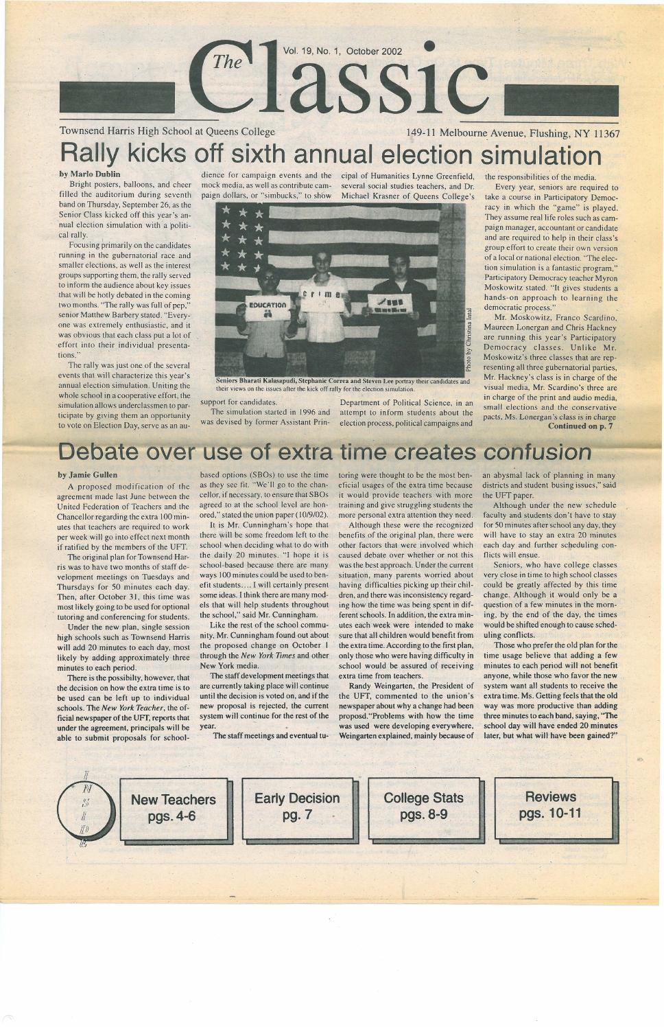 Classic Newspaper Volume 19 Issue no. 1 by The Classic - Issuu