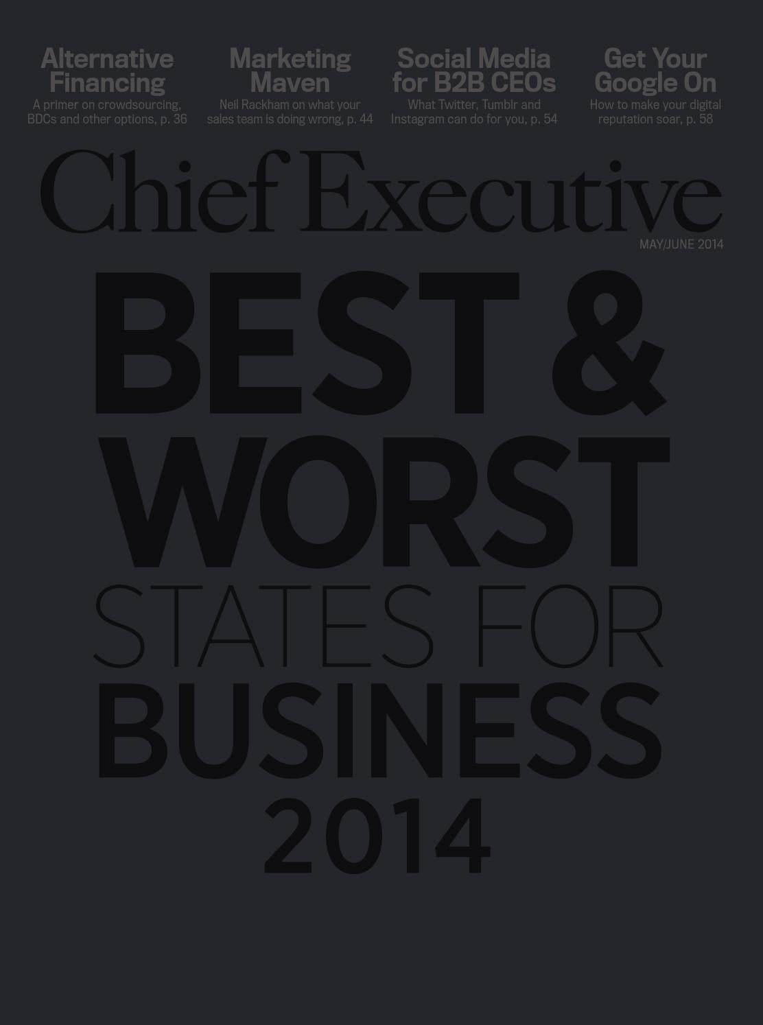 2014 May/June Chief Executive magazine by Chief Executive Group - Issuu