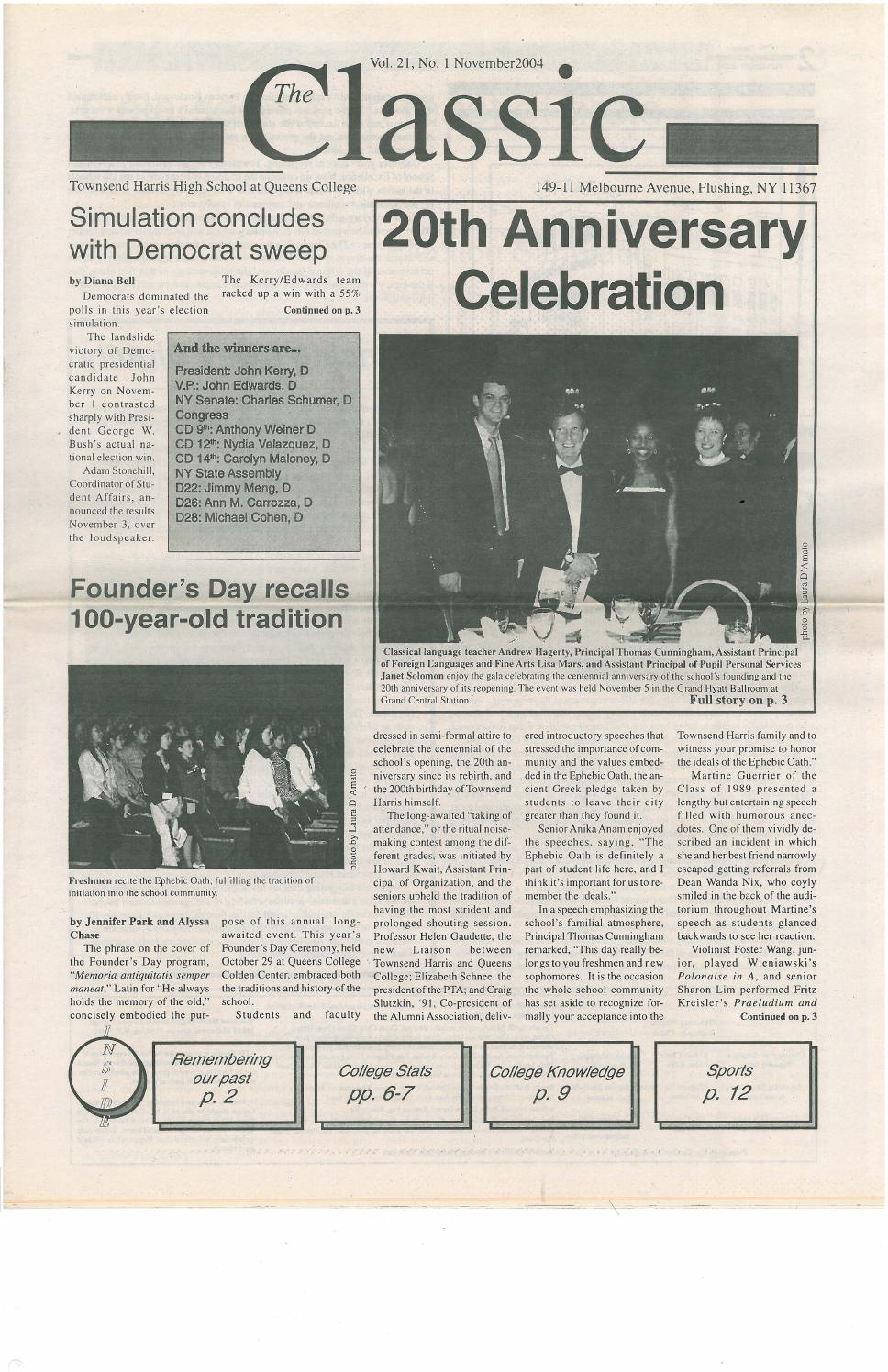 Classic newspaper Volume 21 Issue no. 1 by The Classic - Issuu