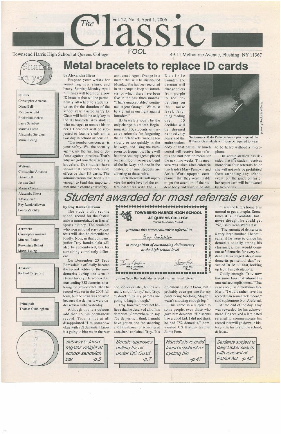 Classic newspaper Volume 22 Issue no. 3 by The Classic - Issuu