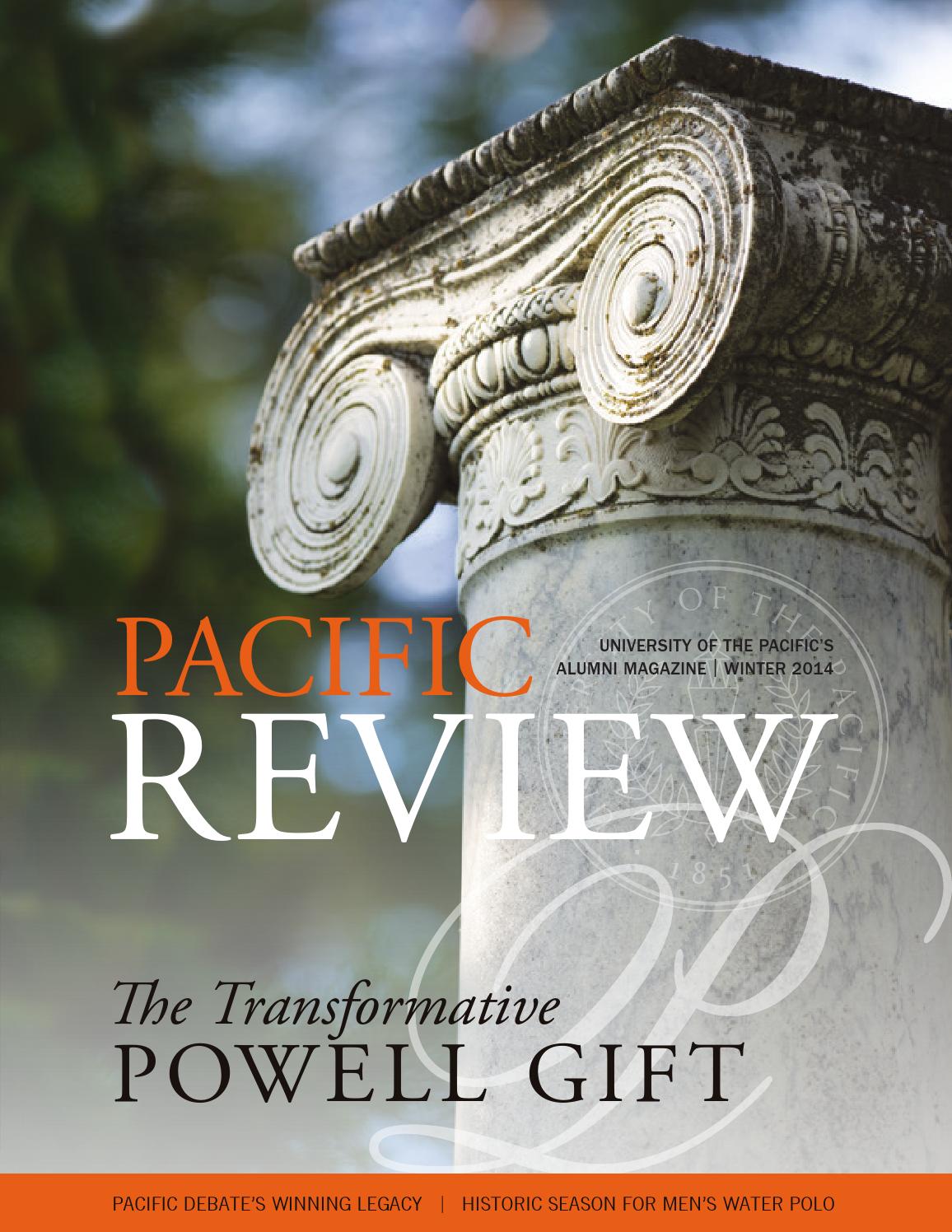 Pacific Review Winter 2014 by University of the Pacific - Issuu