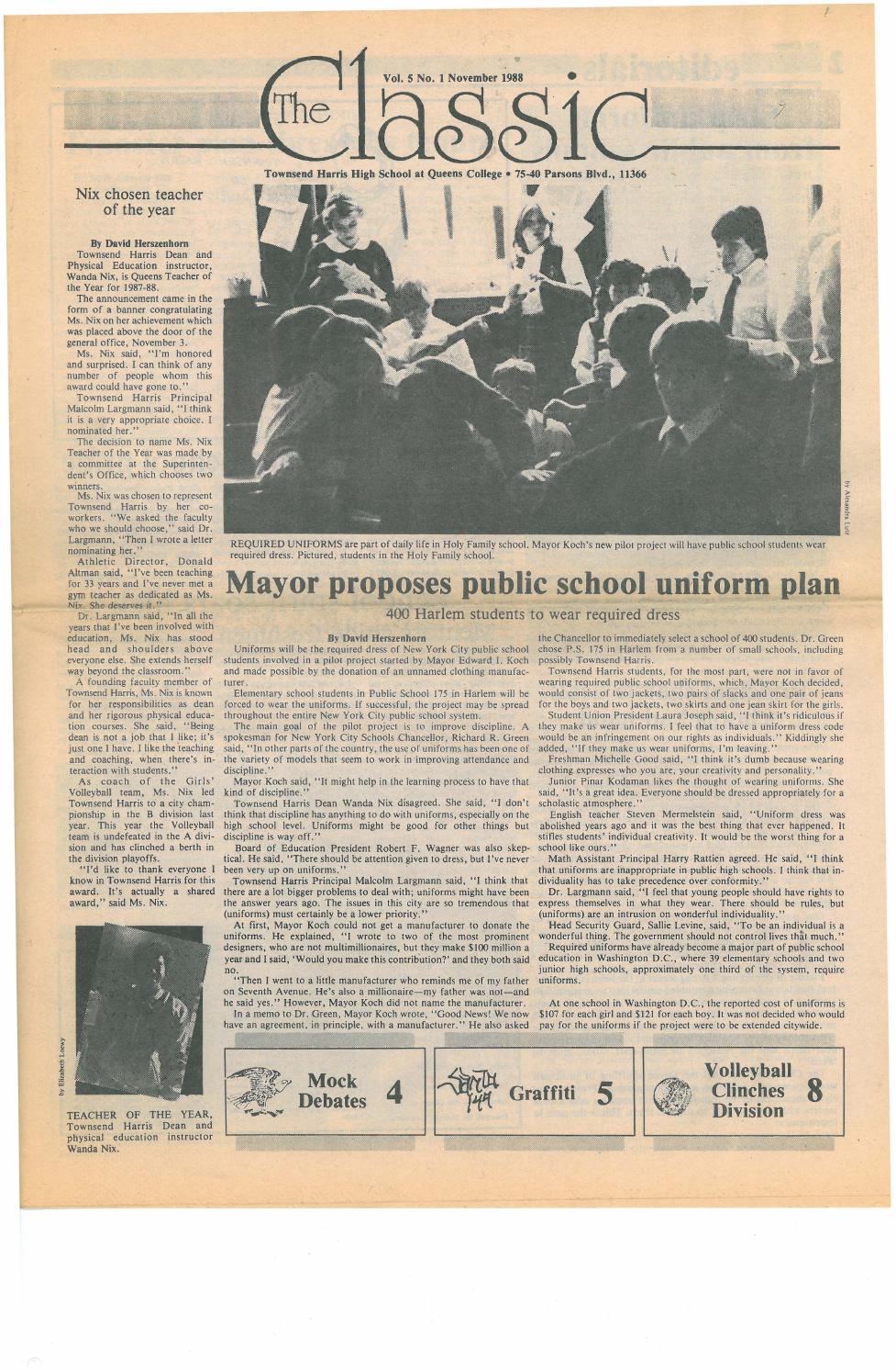 The Classic newspaper Volume 5 Issue no. 1 by The Classic - Issuu