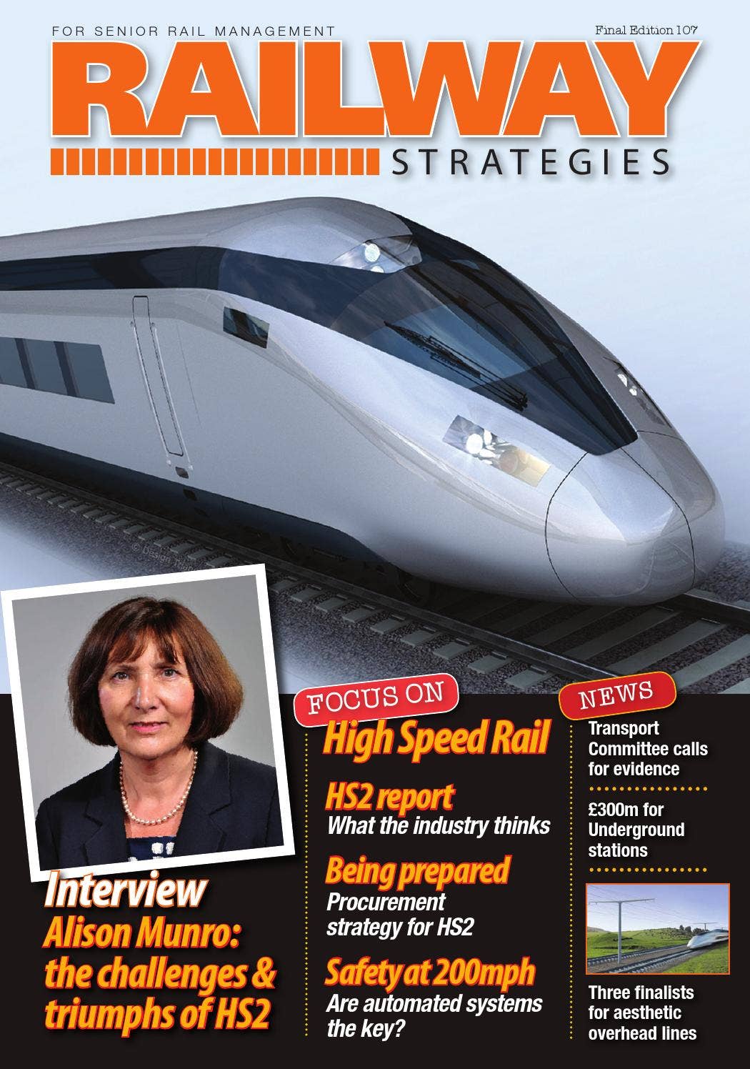Railway Strategies Issue 107 Final Edition by Finelight Media Group - Issuu