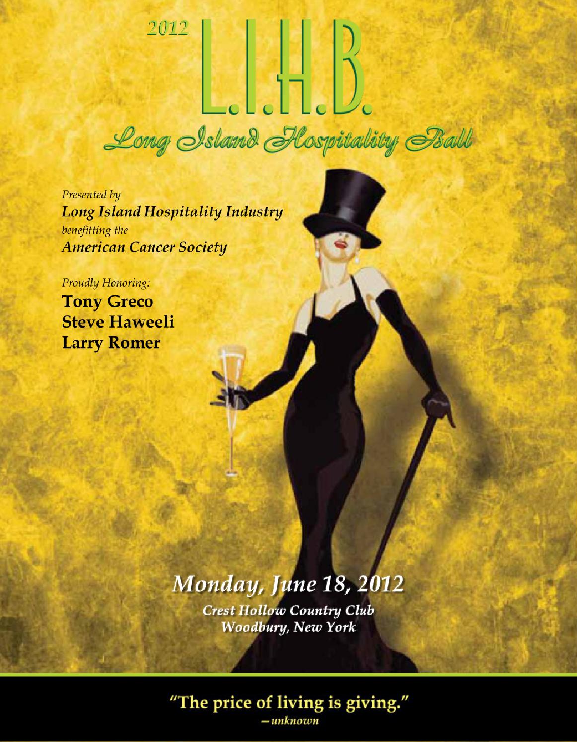 Long island hospitality ball lihb 2013 by Village Connection Magazine ...