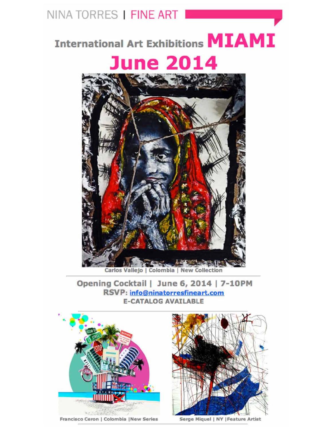 INTERNATIONAL ART EXHIBITION JUNE 2014 CATLOG by Nina Torres - Issuu