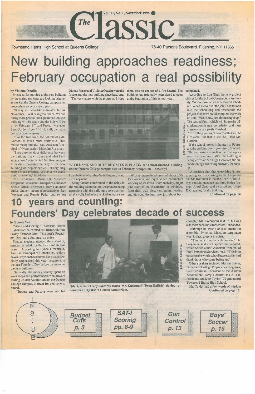 The Classic newspaper Volume 11 Issue no. 1 by The Classic - Issuu