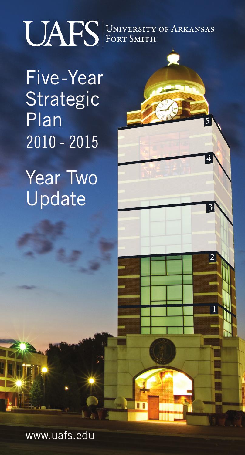 UAFS Strategic Plan Year Two Update by University of Arkansas - Fort ...