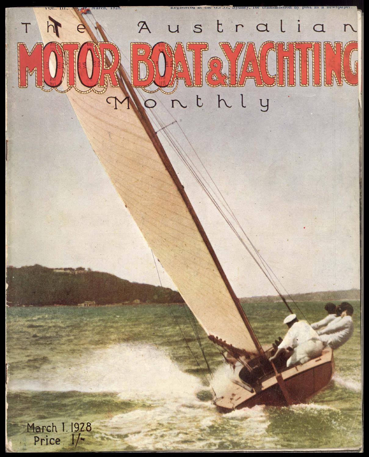 Australian Motor Boat and Yachting March 1928 by Australian National ...