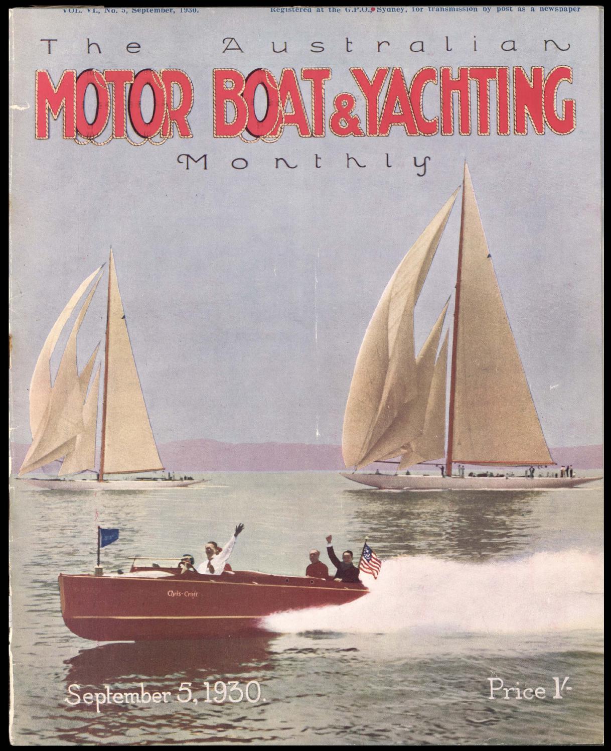 Australian Motor Boat and Yachting September 1930 by Australian ...