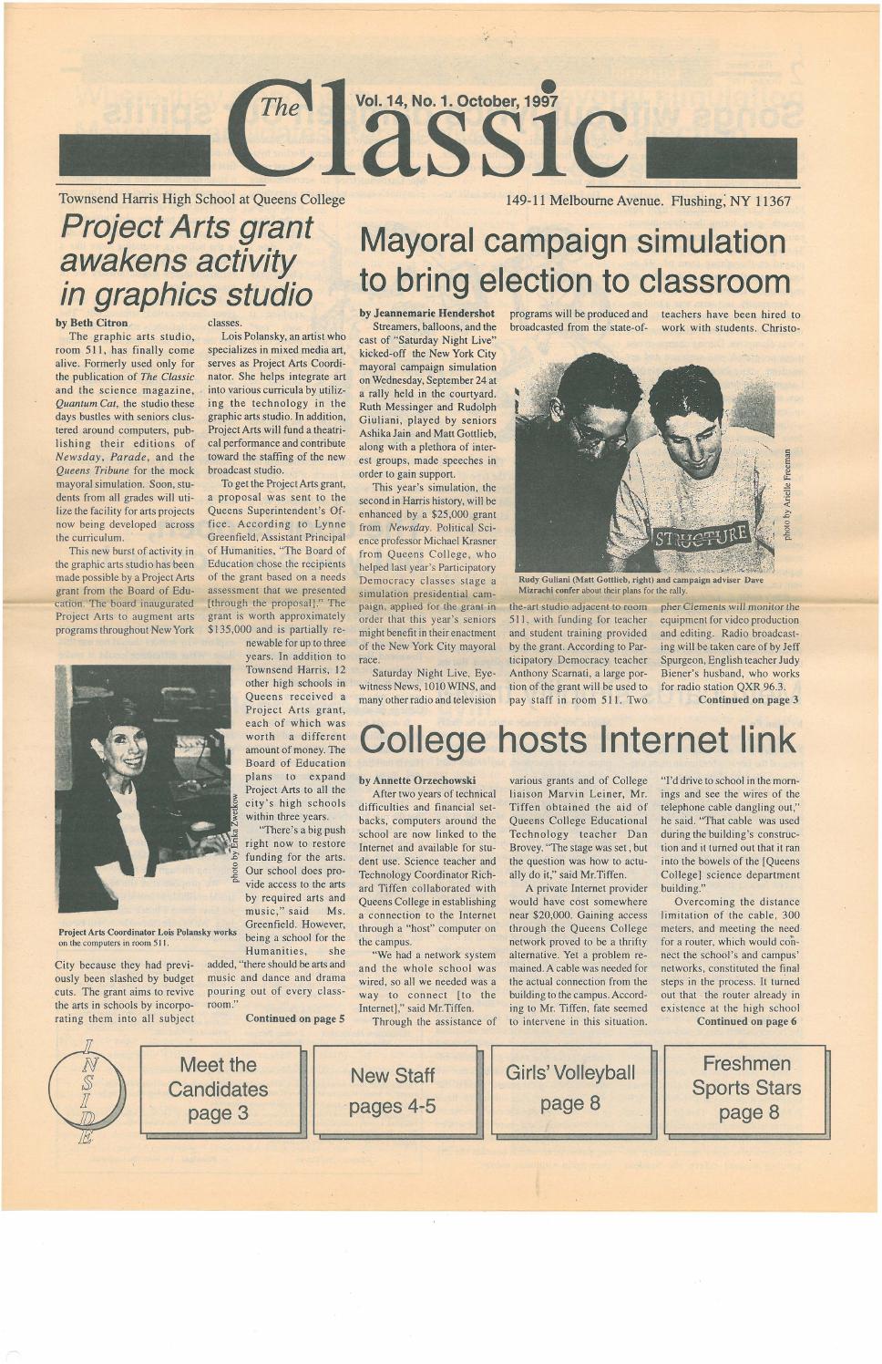 The Classic newspaper Volume 14 Issue no. 1 by The Classic - Issuu