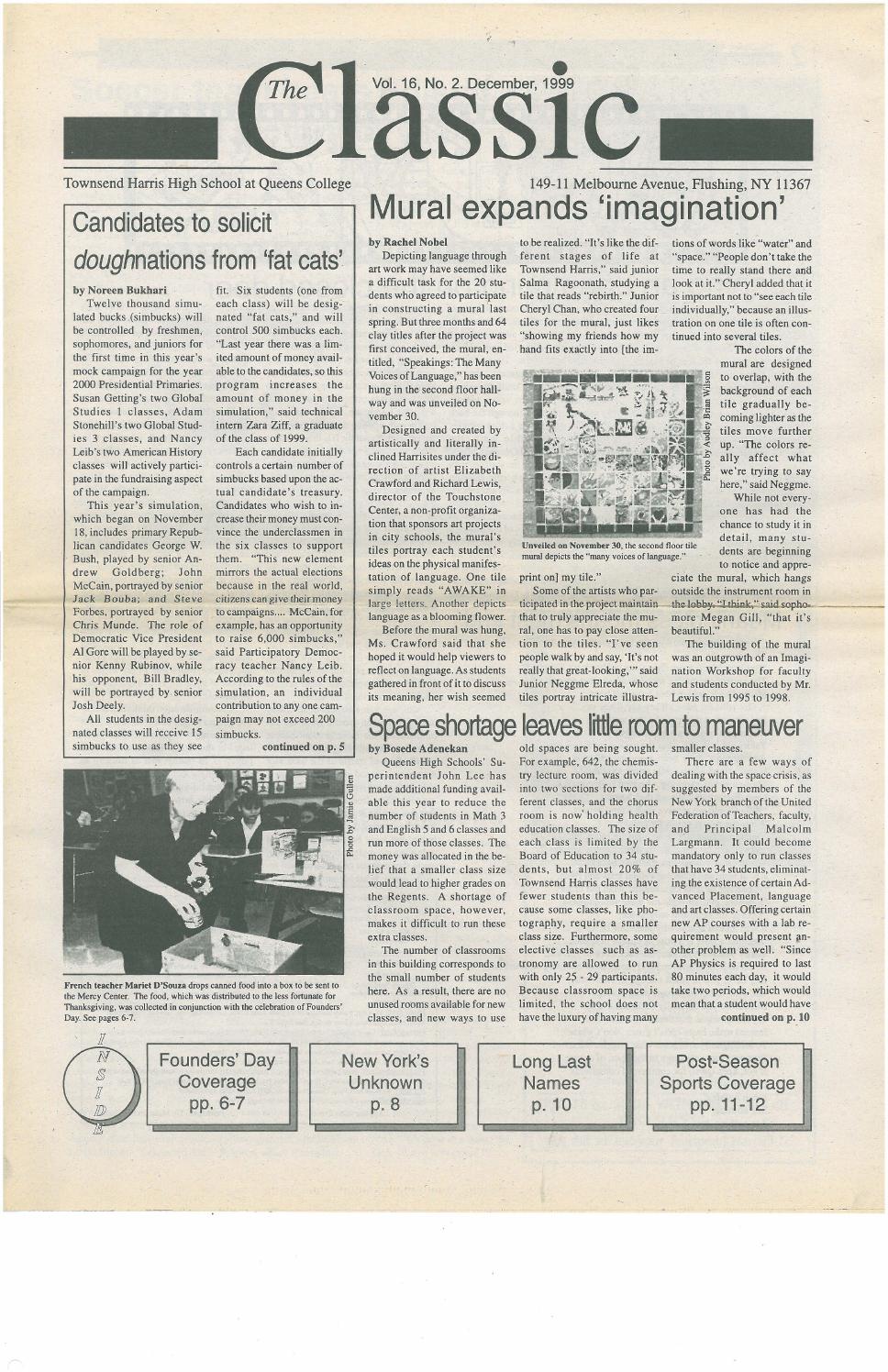 The Classic newspaper Volume 16 Issue no. 2 by The Classic - Issuu