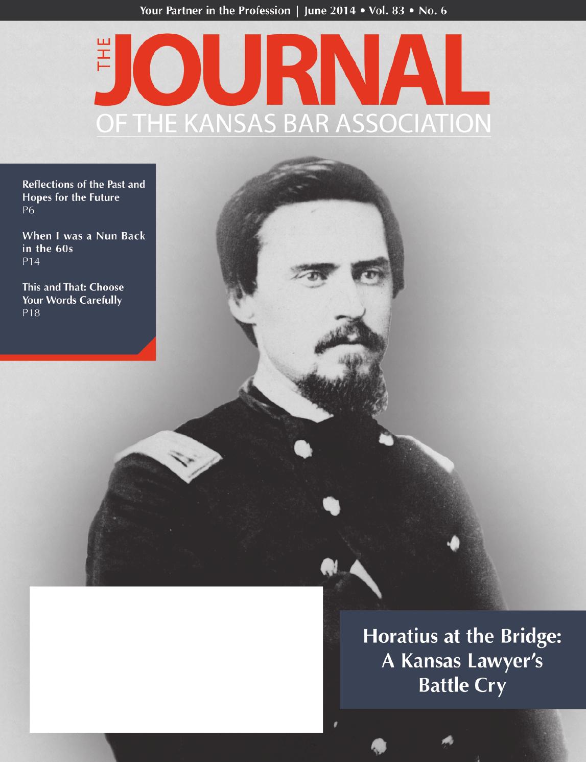 June 2014 Journal by Kansas Bar Association - Issuu