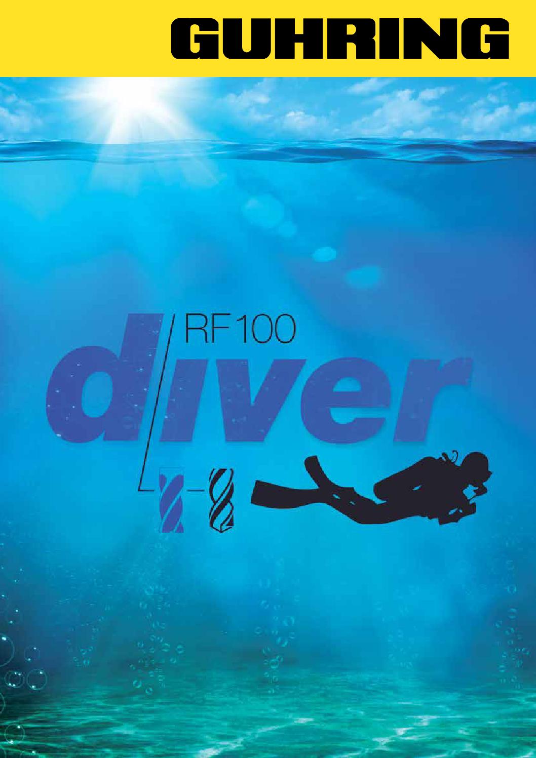 Guhring - RF100 Diver by Guhring Australia - Issuu