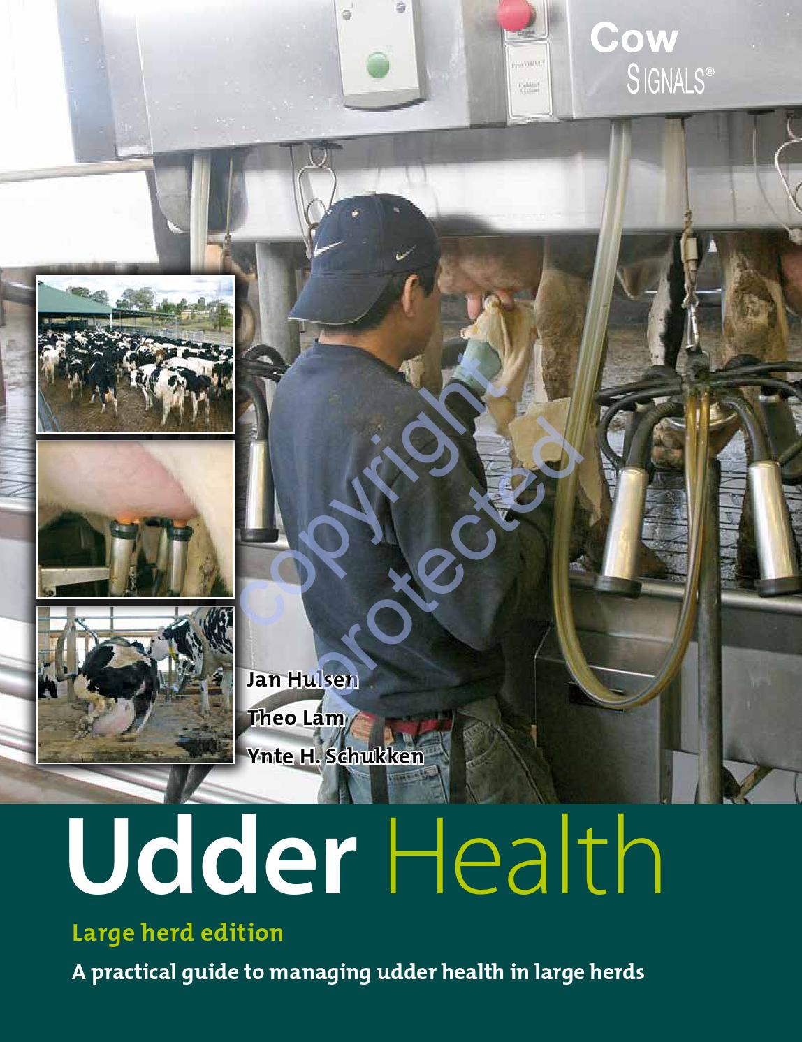 Udder Health Large herd edition - USA edition by Roodbont Publishers ...