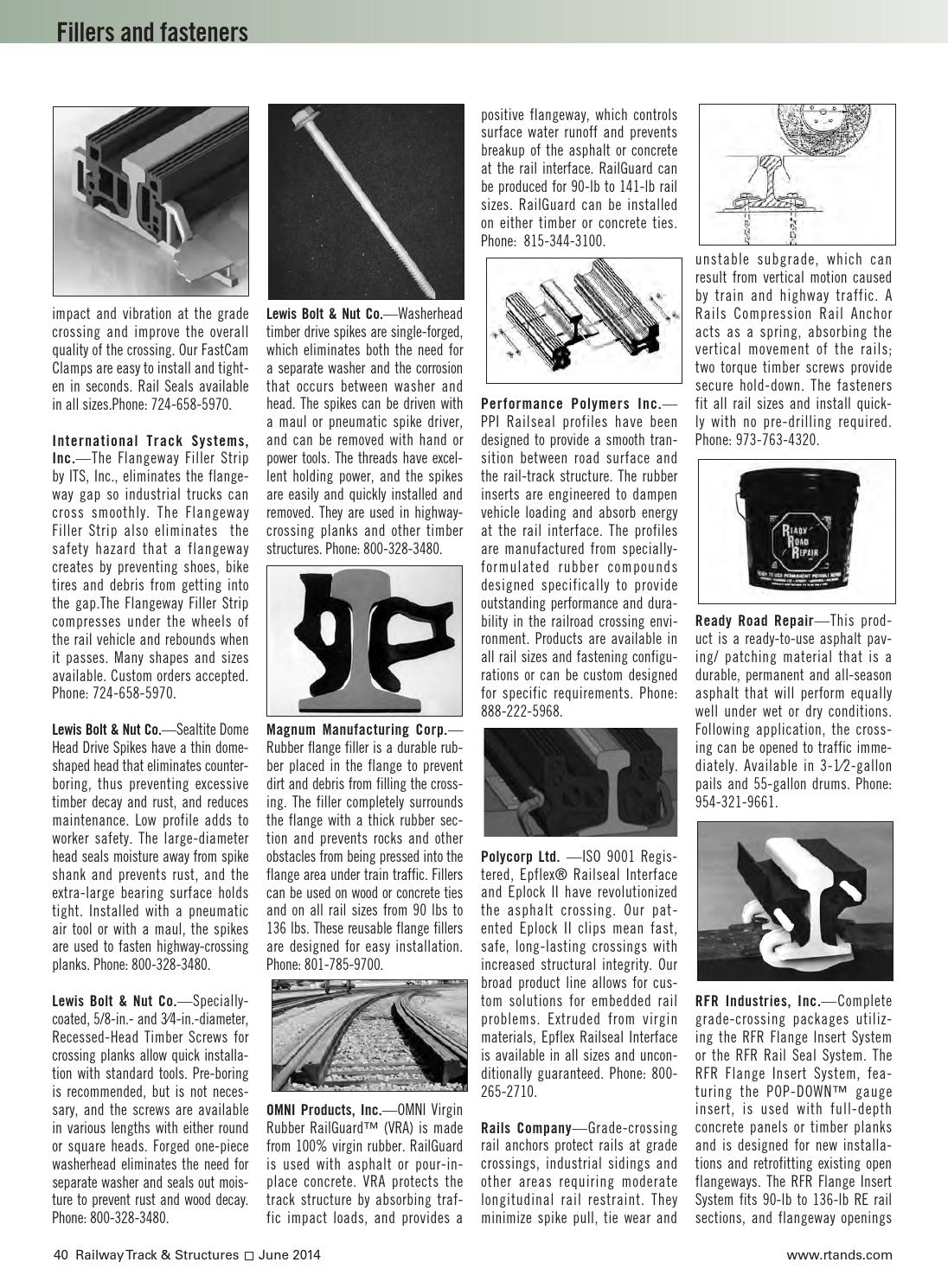 RT&S June 2014 by Railway Track & Structures - Issuu