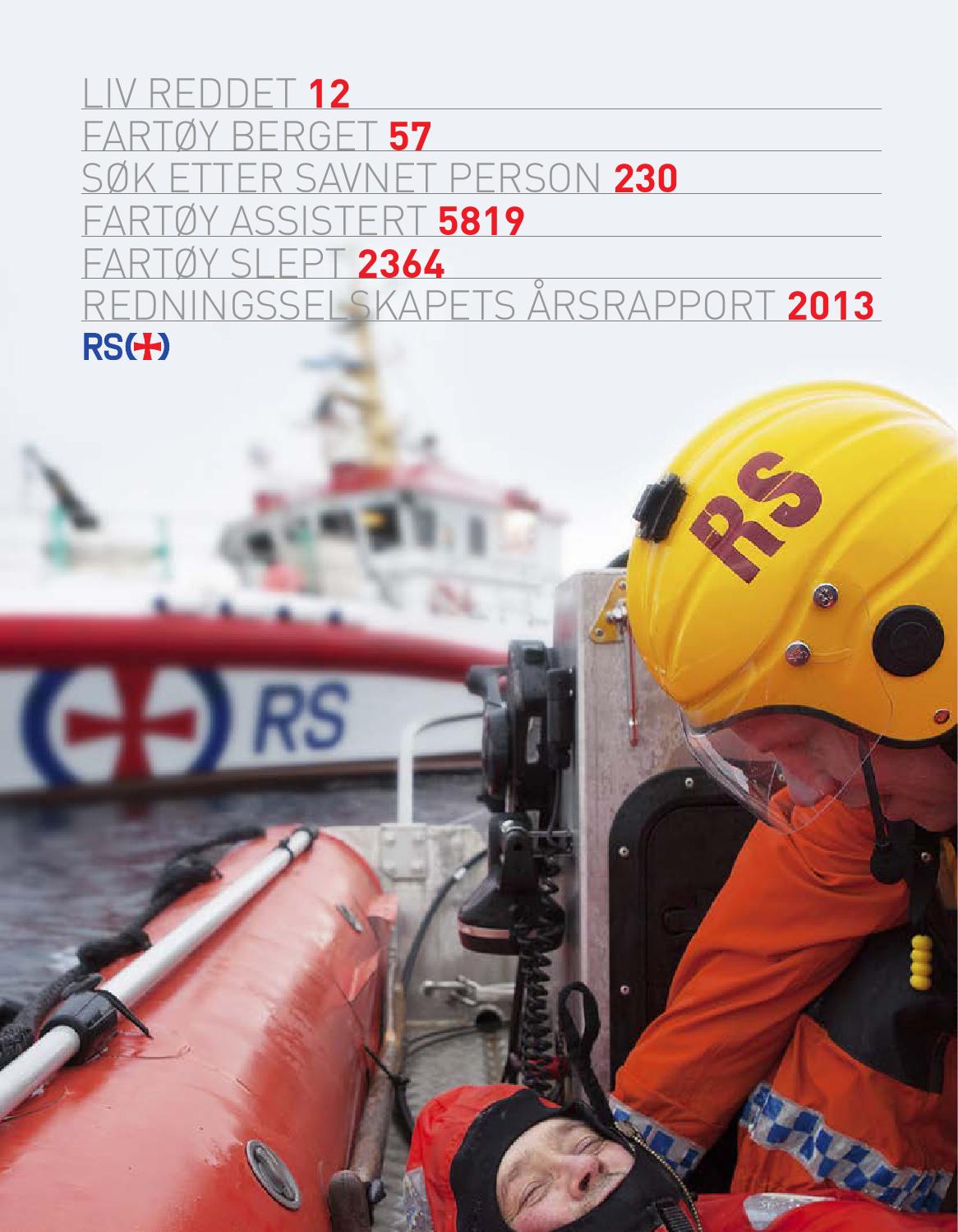 RS årsberetning 2013 by Redningsselskapet - Issuu