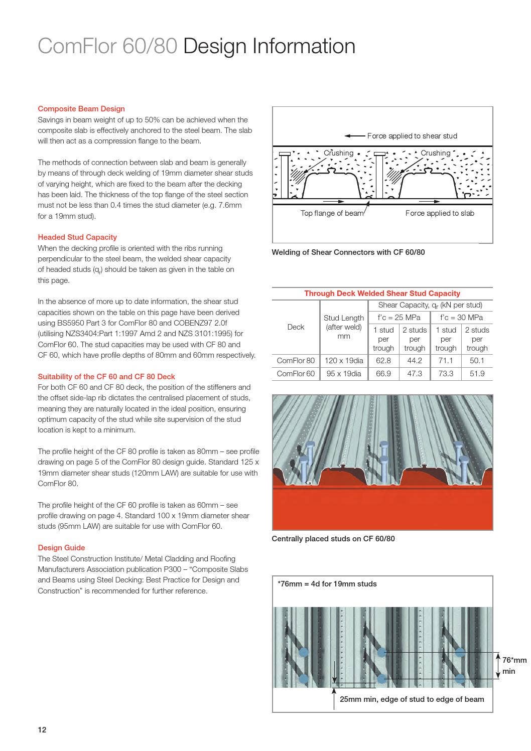 Comflor 60 product guide june 2014 by Steel & Tube - Issuu