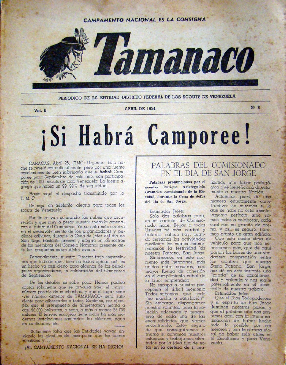 Tamanaco by museo virtual scout vzla - Issuu