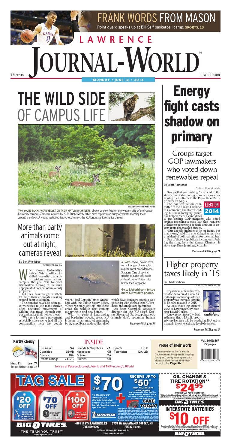 Lawrence Journal-World 06-16-14 by Lawrence Journal-World - Issuu