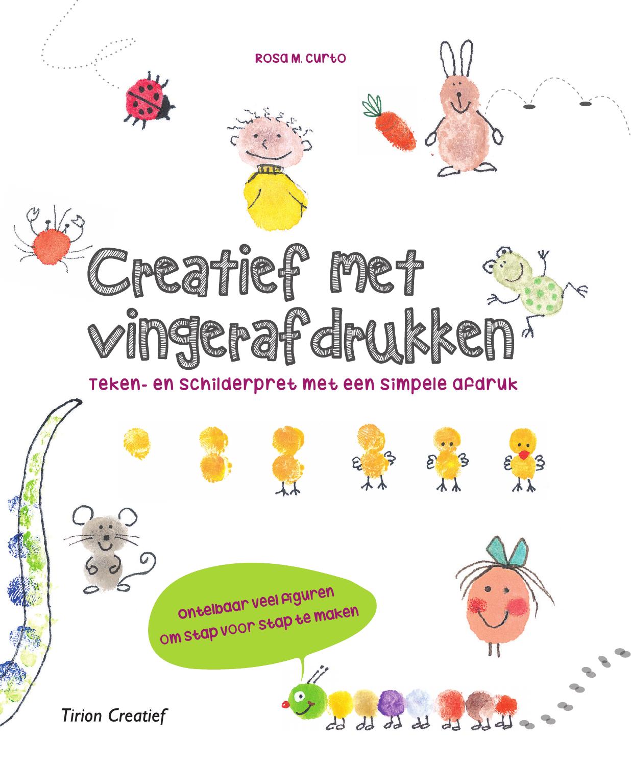 Inkijkexemplaar Creatief met vingerafdrukken by Veen Bosch & Keuning ...